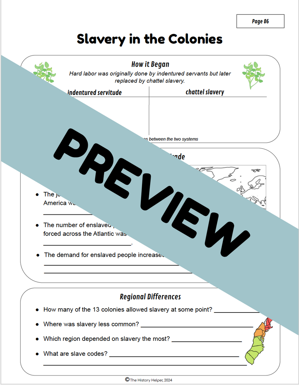 Exploration & Colonization - Interactive Notes | TEKS/STAAR Social Studies