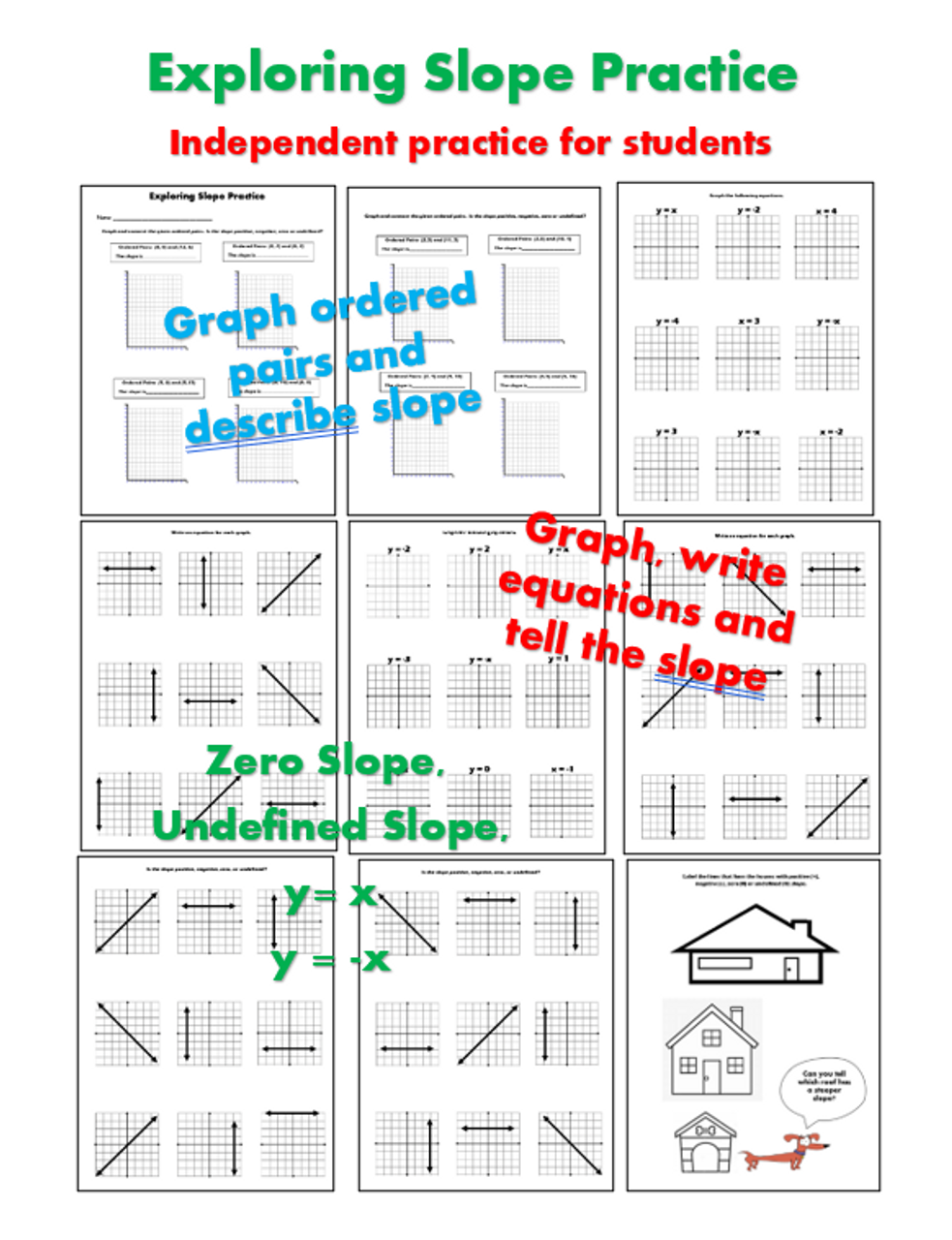 Exploring Slope Activity and Practice - Amped Up Learning