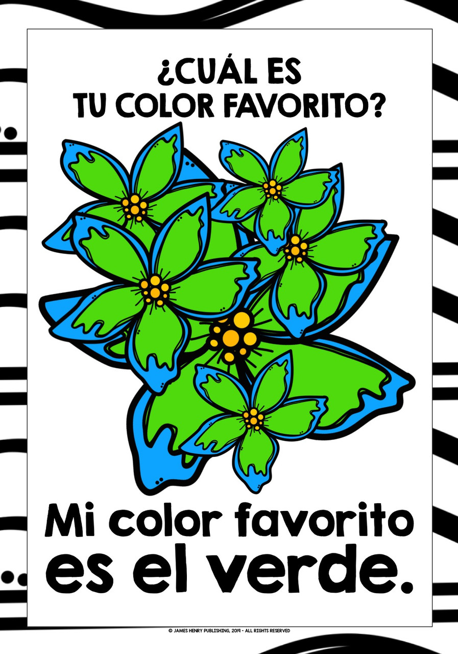 SPANISH COLORS FLASHCARDS POSTERS FREEBIE #1 - Amped Up Learning