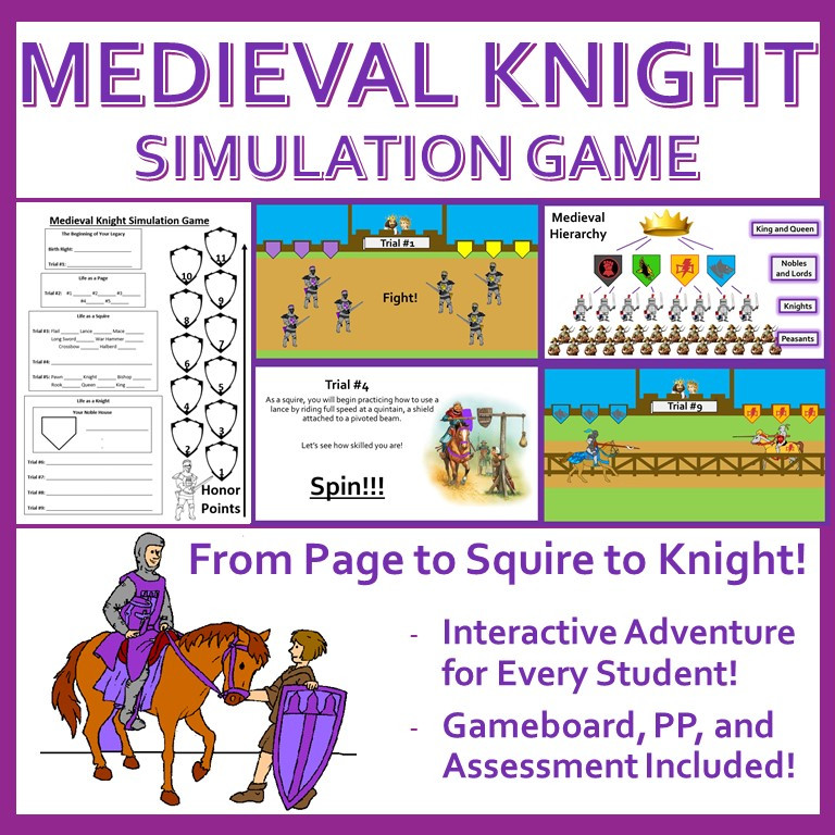 Medieval Knights Simulation Game