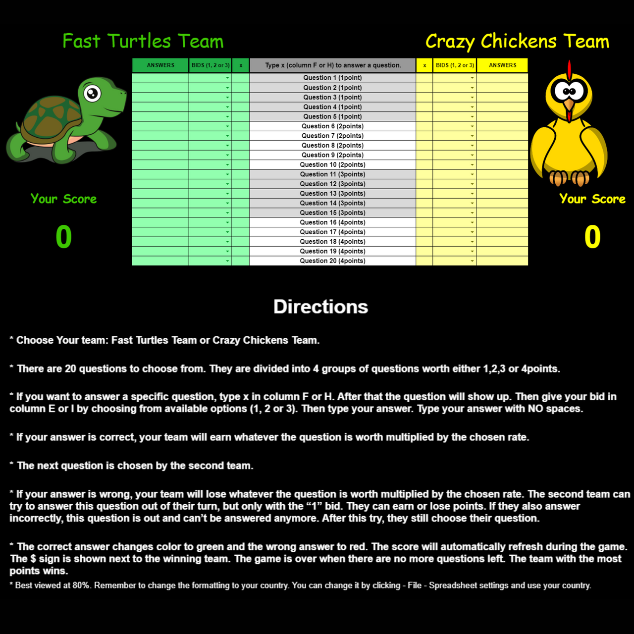 Review Game Templates BUNDLE End of the Year Activities in Google ...
