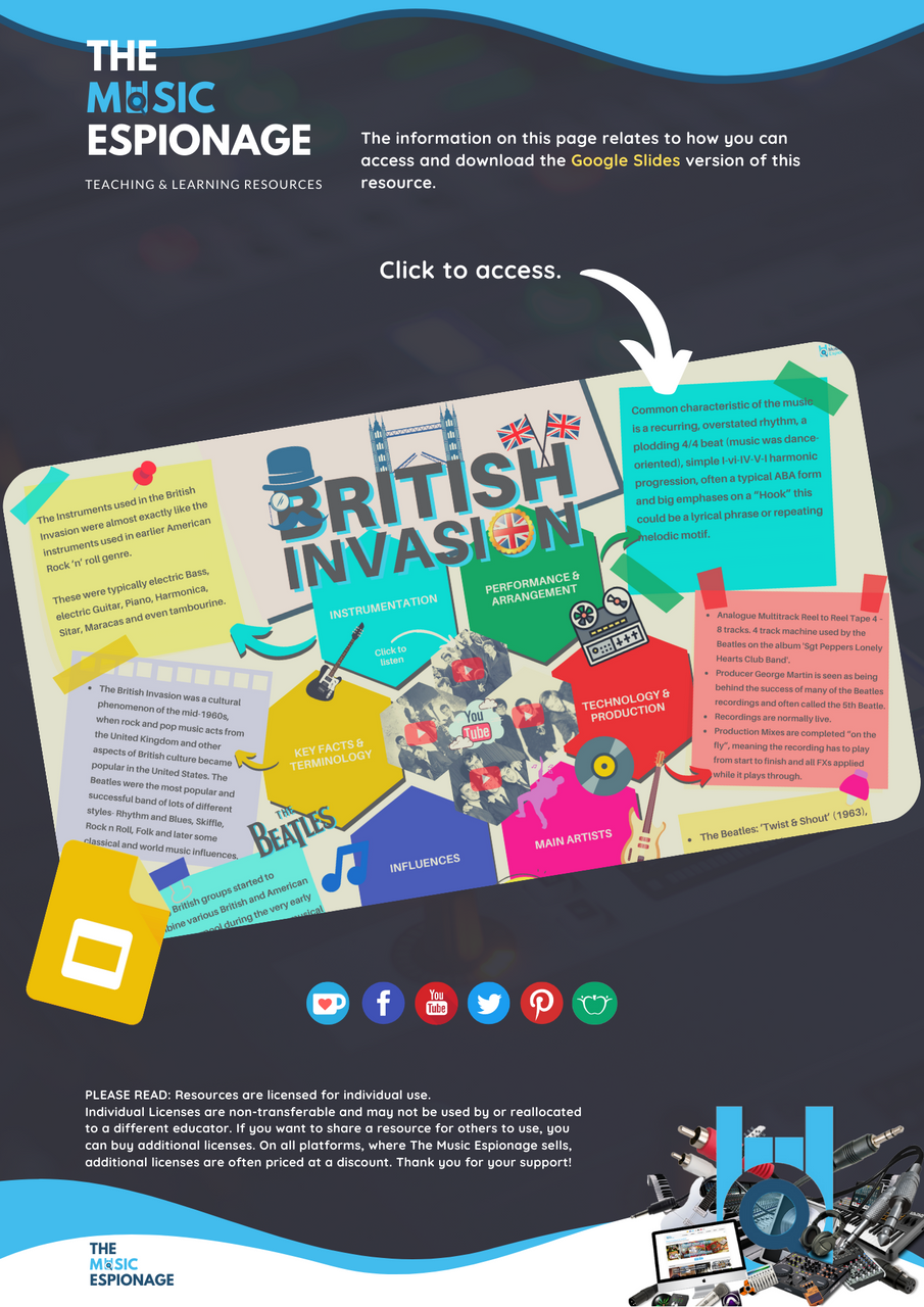 British Invasion - Quick Outline