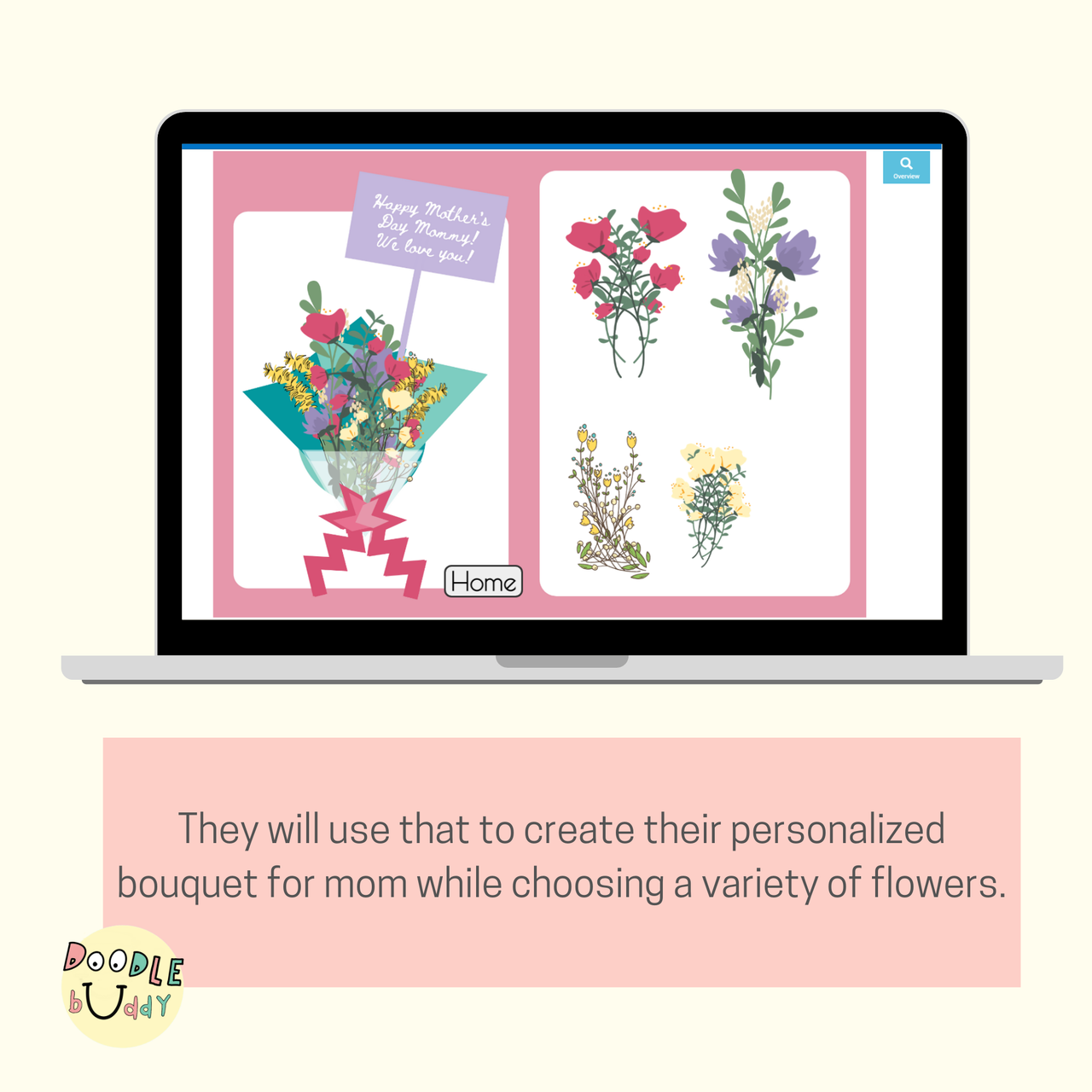 Boom Cards® Make a Mother's Day Bouquet