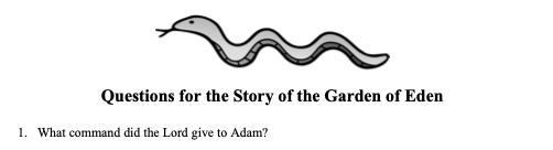 Adam and Eve and the Garden of Eden: Studying the Stories of the Bible
