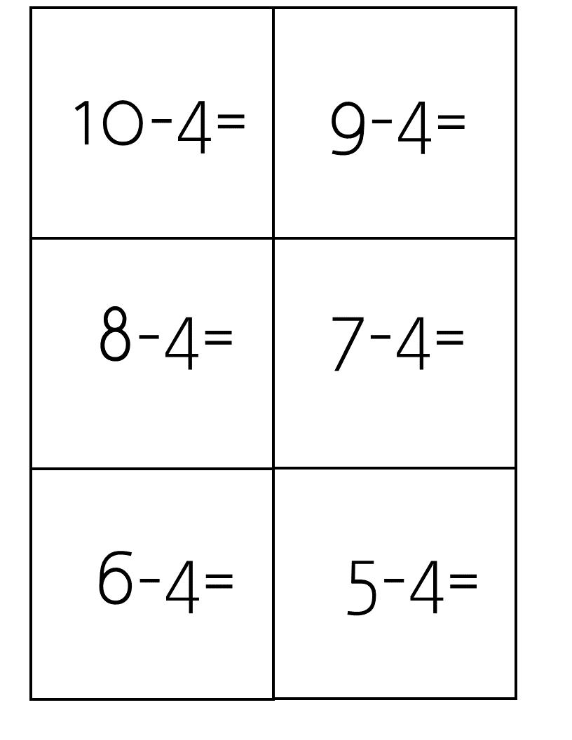 Math Facts Challenge and Printable Fact Flashcards