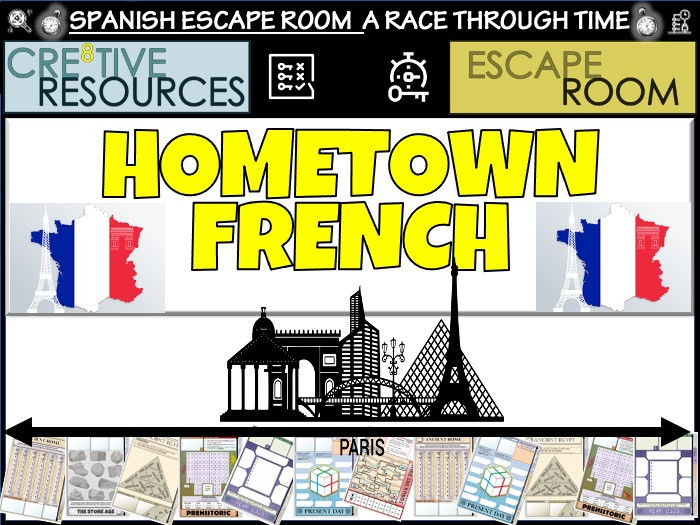 Hometown French Escape Room - Amped Up Learning
