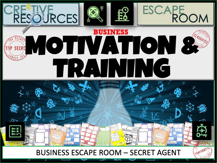 Motivation and Training Escape Room - Amped Up Learning