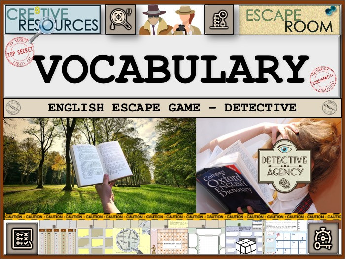 Vocabulary English Escape Room - Amped Up Learning