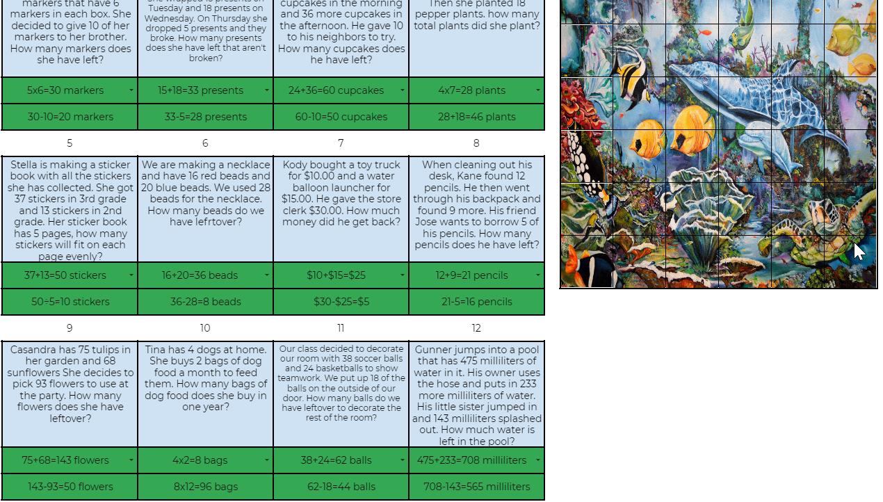 Math Word Problems Solving Bundle Addition, Subtraction, Multiplication ...
