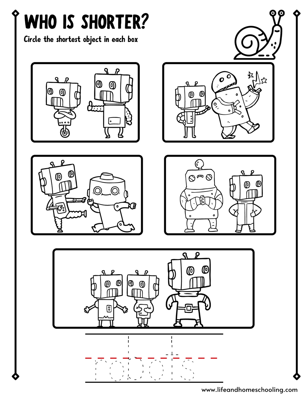 Preschool Math (tall/short)