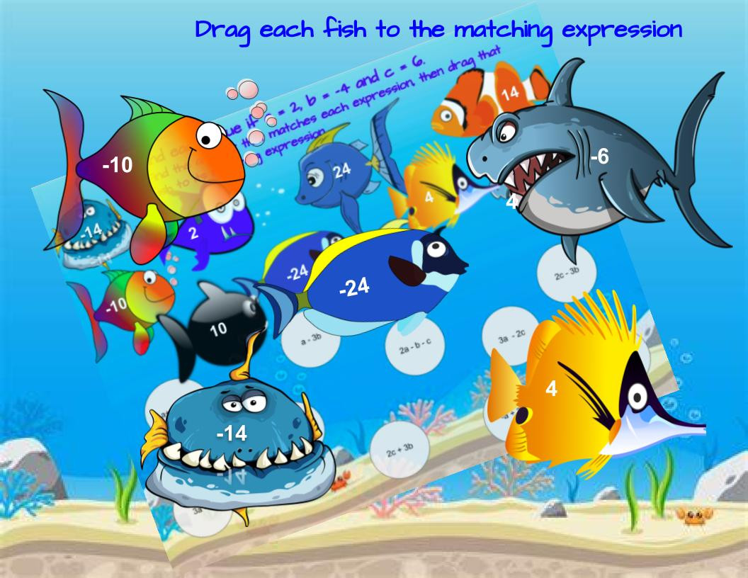 Simplifying Algebraic Expressions with Integers (digital worksheet ...