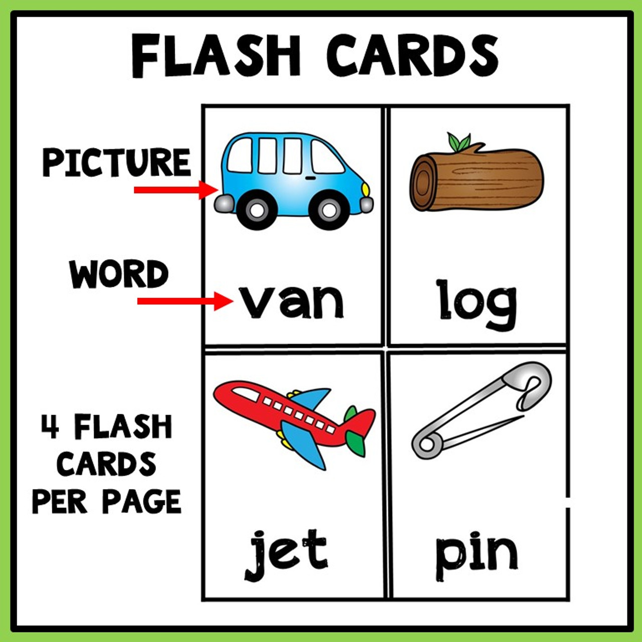 Beginning Sounds Flash Cards