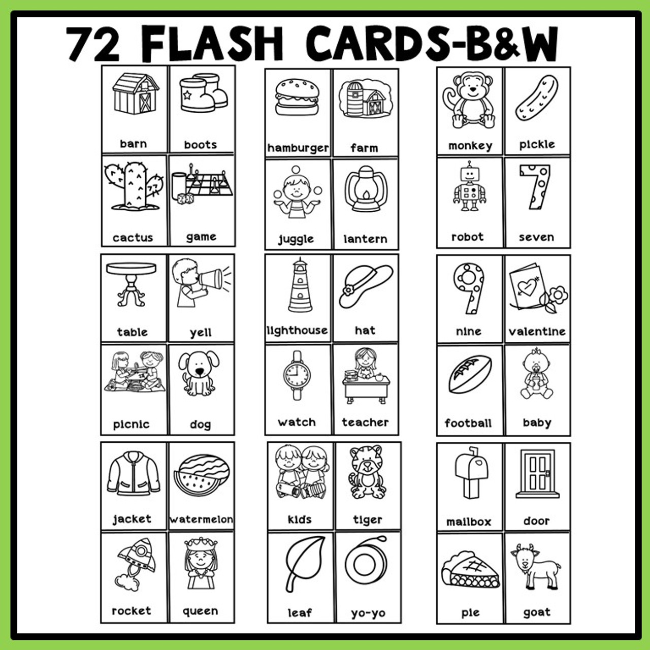 Beginning Sounds Flash Cards Set 2