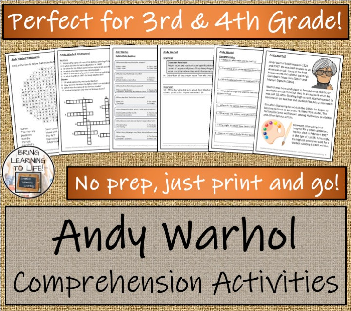 3rd and 4th grade Close Reading Activity