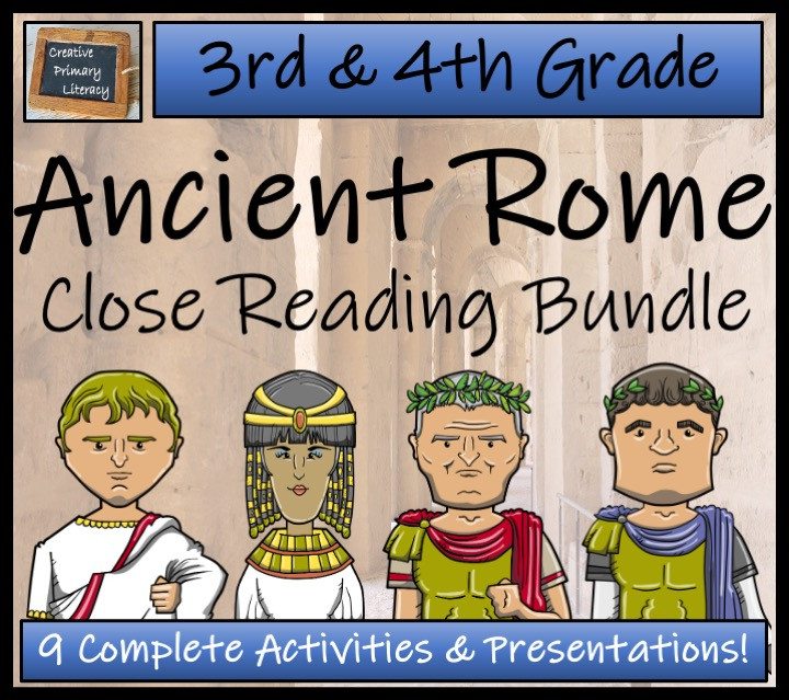 3rd and 4th grade Close Reading Activity