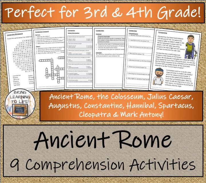 3rd and 4th grade Close Reading Activity