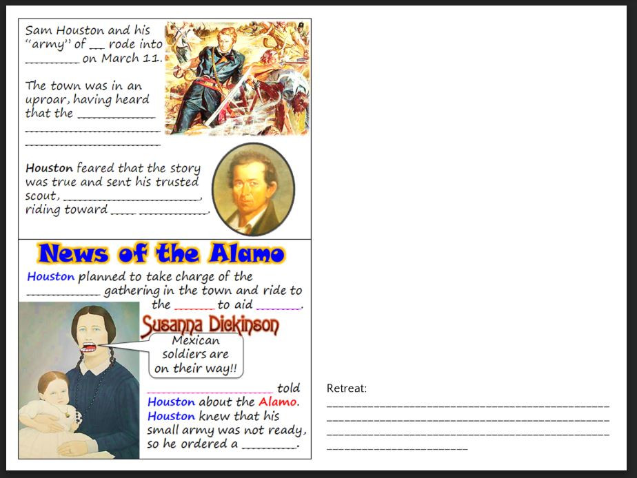 Texas History: The Alamo Falls - Amped Up Learning