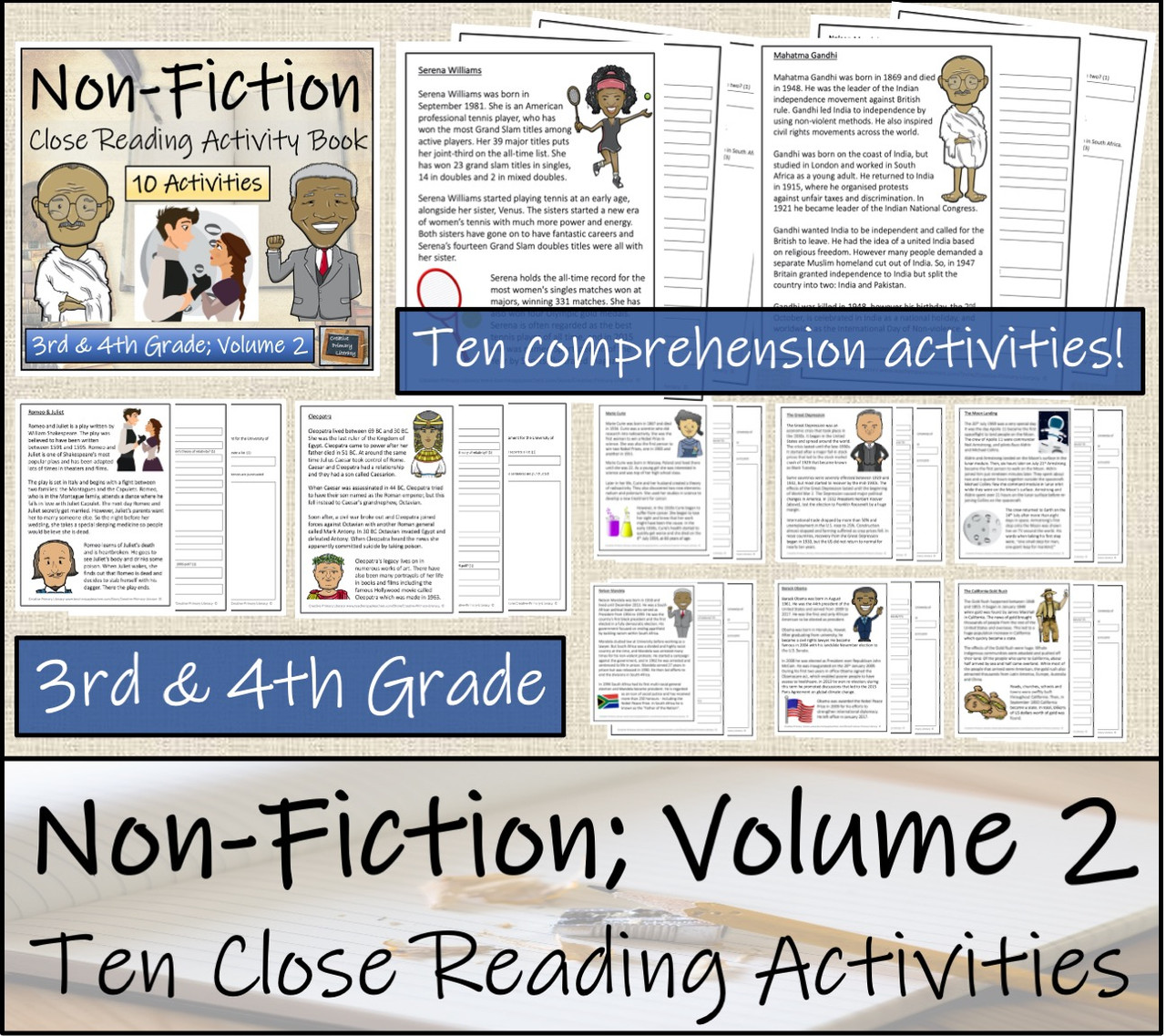 3rd and 4th grade Close Reading Activity