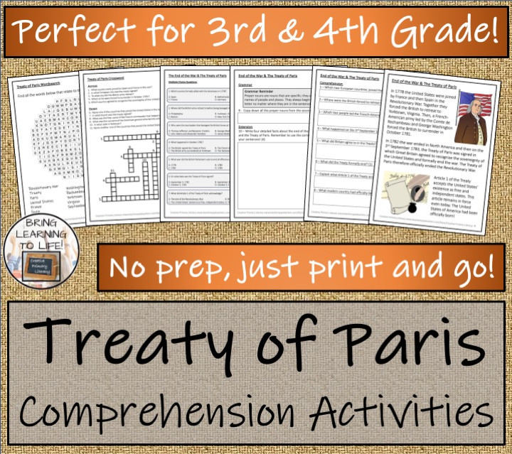 3rd and 4th grade Close Reading Activity