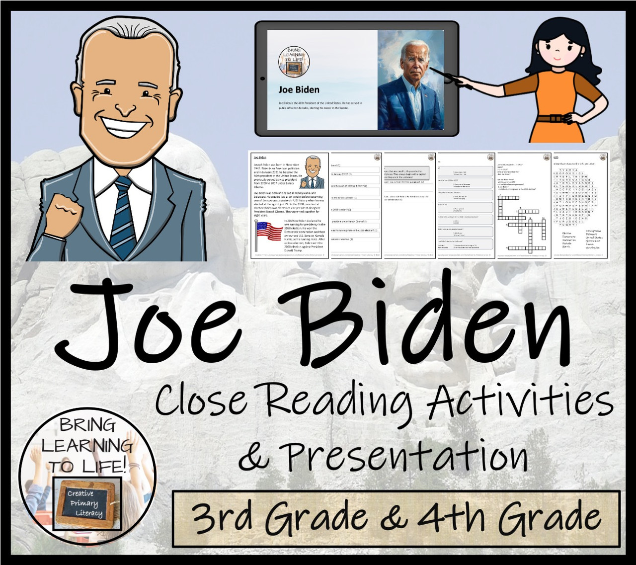 3rd and 4th grade Close Reading Activity