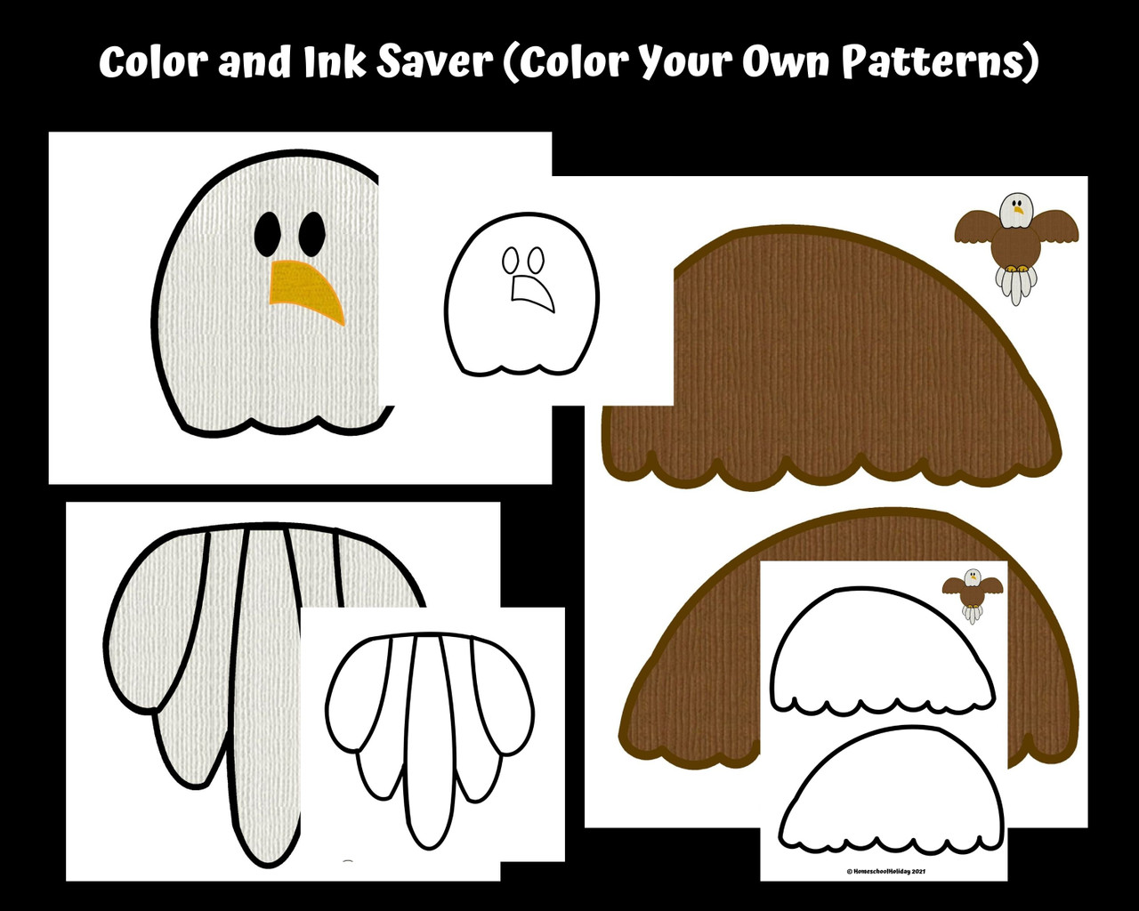 Bald Eagle Paper Plate Craft - Amped Up Learning