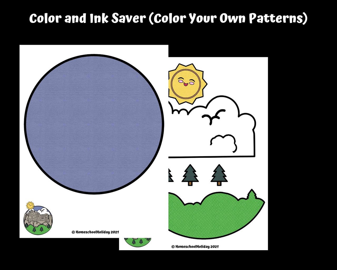 Mount Rushmore Paper Plate Craft