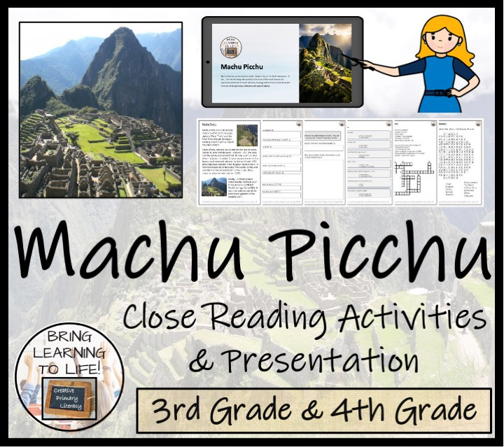 3rd and 4th grade Close Reading Activity