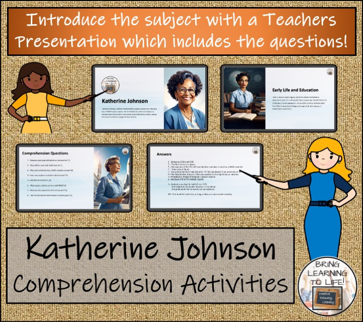 Katherine Johnson Close Reading Comprehension Activities | 3rd Grade ...