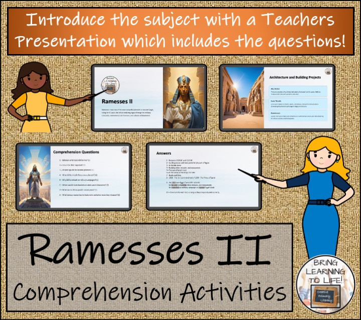 Ramesses II Close Reading Activity | 3rd Grade & 4th Grade
