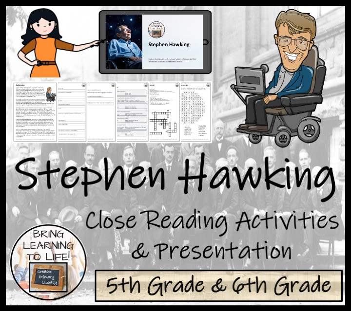 Stephen Hawking Close Reading Activity | 5th Grade & 6th Grade