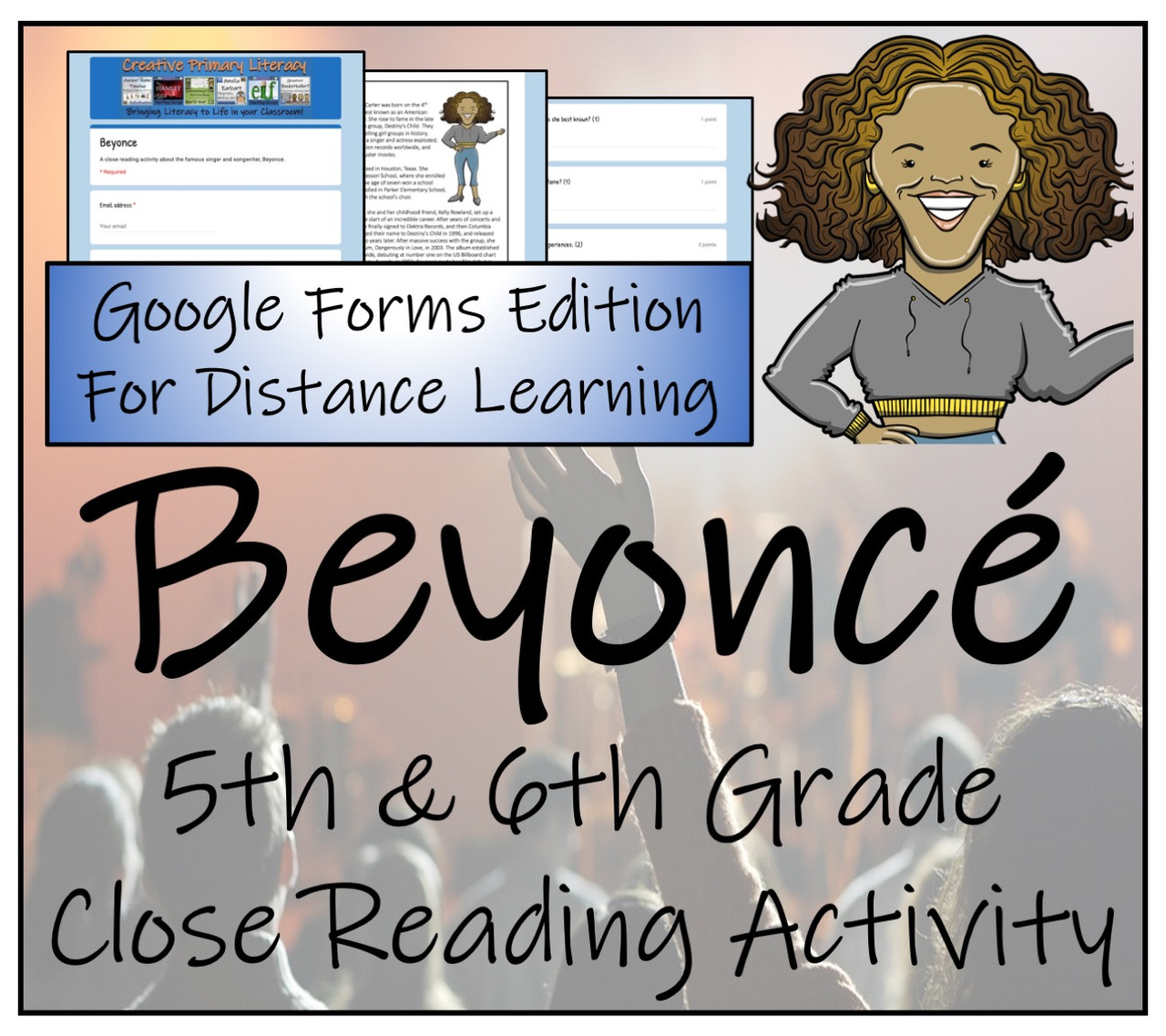 Beyonce Close Reading Activity Digital & Print | 5th Grade & 6th Grade ...