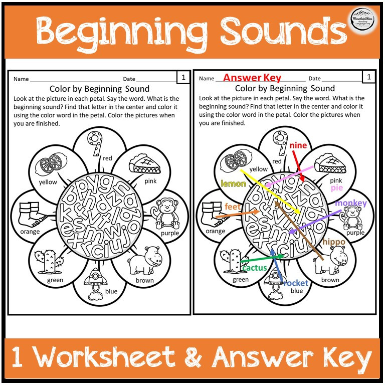 Beginning Sounds Letter Search FREEBIE