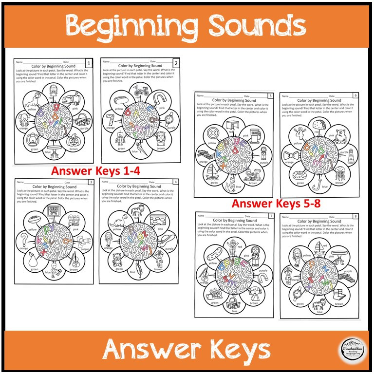 Beginning Sounds Letter Search