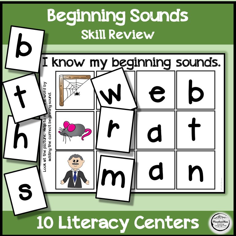 Beginning Sounds Letter Search
