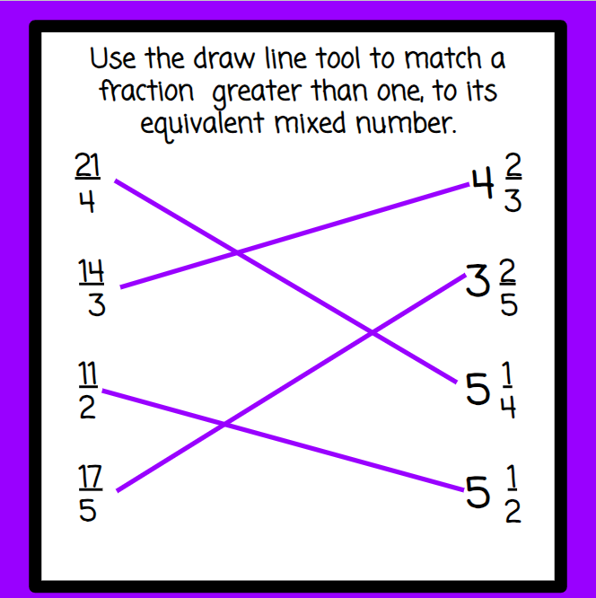 Fractions Review - Mixed Numbers and Improper Fractions
