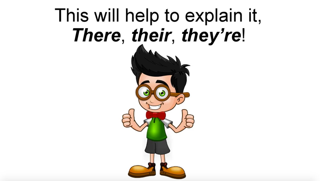 'THERE THEIR THEY'RE' (Grades 2-7) ~Illustrated Curriculum-Aligned Poem