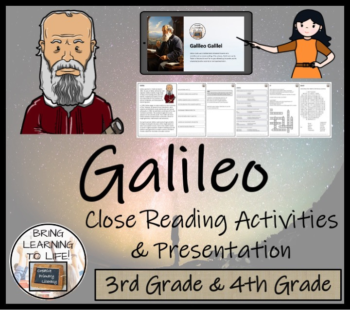 Galileo Close Reading Activity | 3rd Grade & 4th Grade