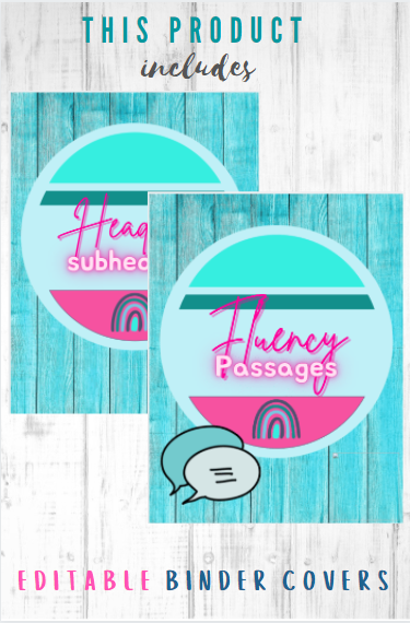 Editable Rainbow Themed Get Organized with Back to School Bonus