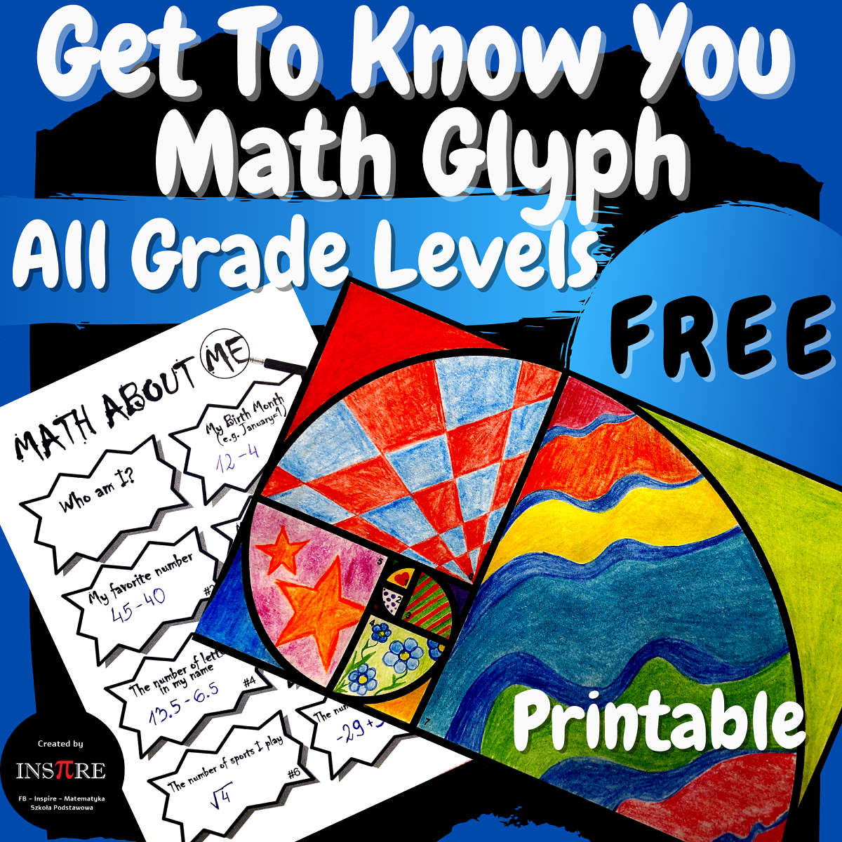 BUNDLE Back to School Get To Know You MATH All About Me | Review Game ...