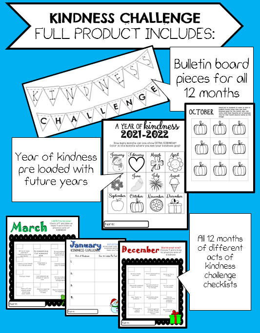 Kindness Challenge Full Year - Amped Up Learning