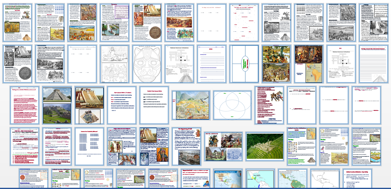 Medieval American Civilizations - The Maya, the Aztec, and the Inca ...