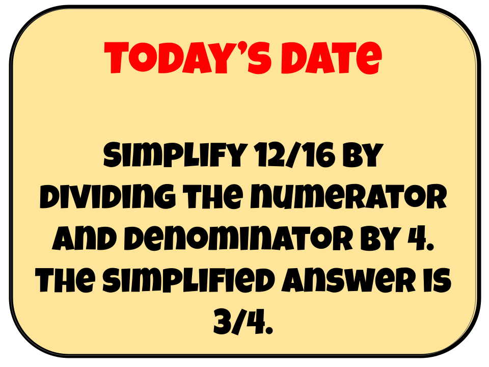 Warm-up Template for your classroom - FREE!!!!