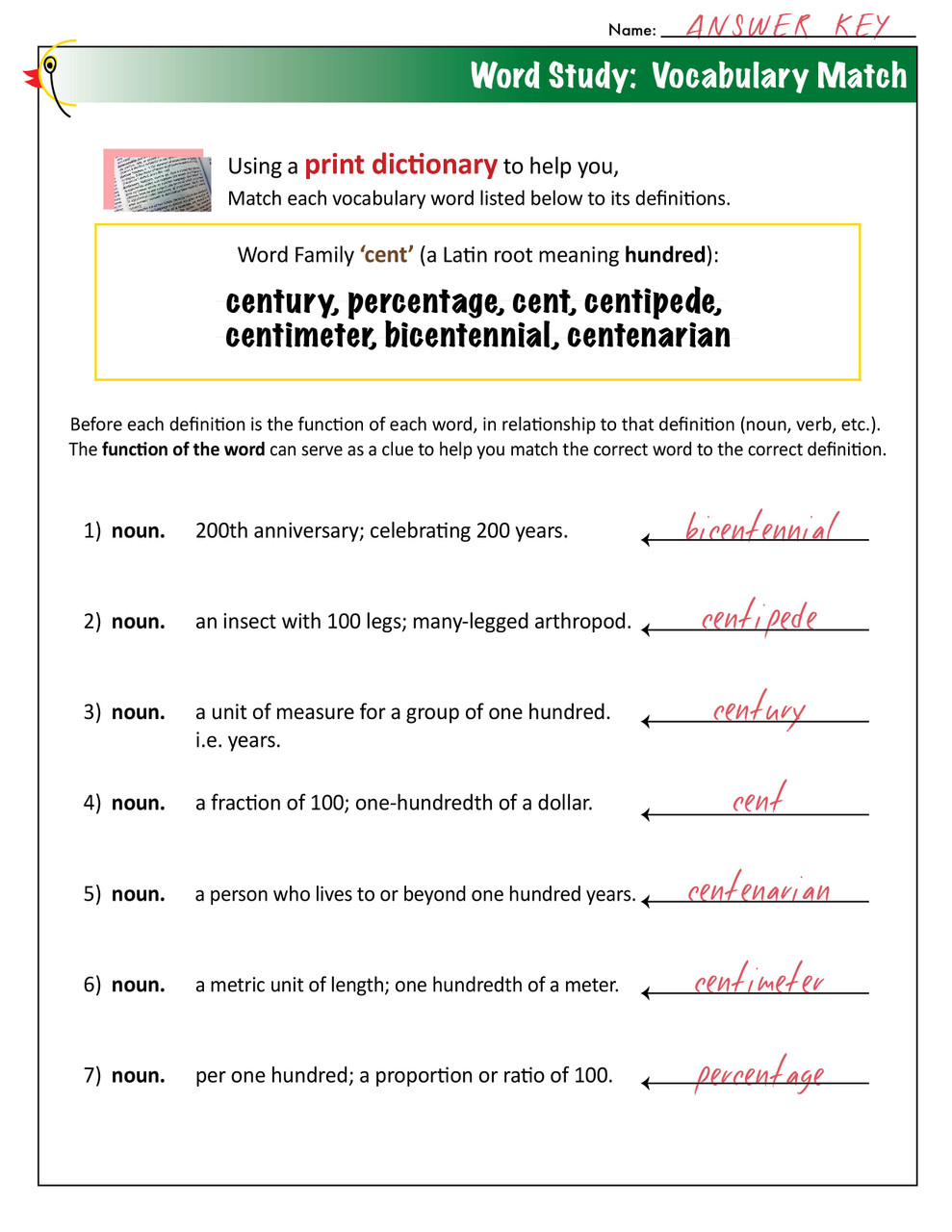 Paraphrasing I: Rewording & Writing - ROOKIE Elementary Montessori ...