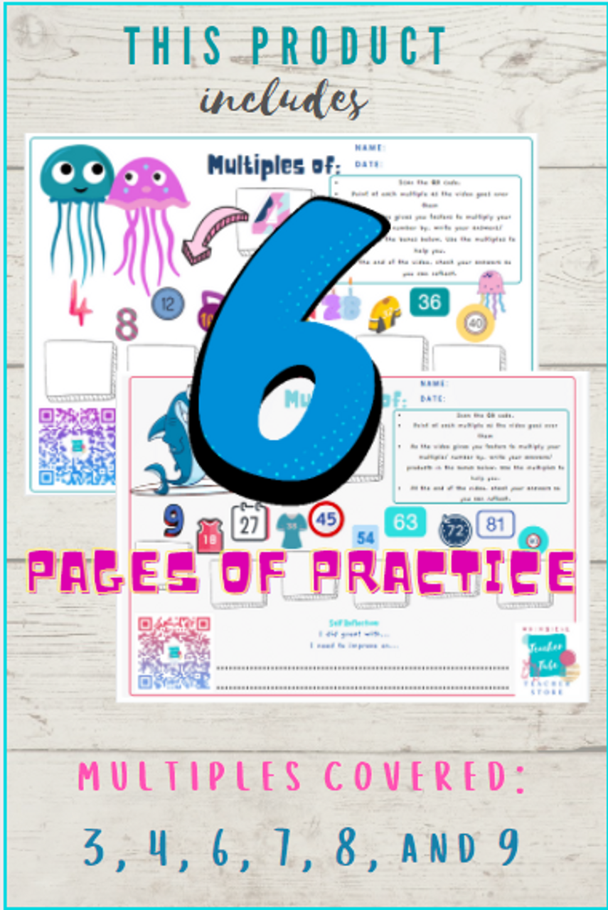 Easy Multiplication Practice for 3rd, 4th, and 5th Grade