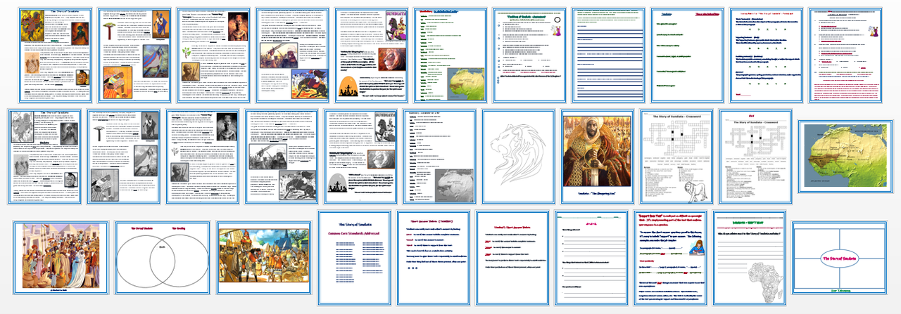 The Story of Sundiata + Assessments - Amped Up Learning
