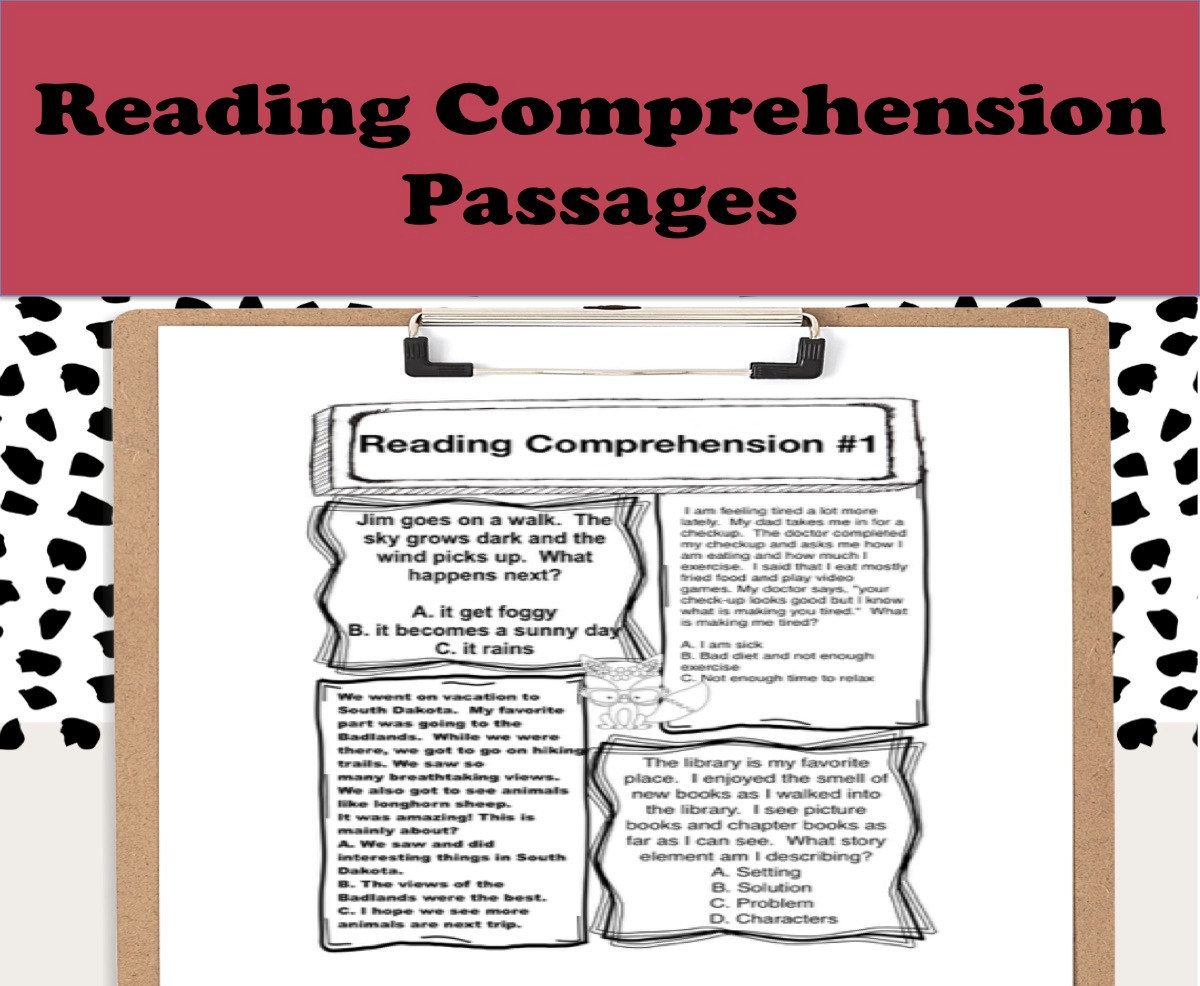 Reading Comprehension Passages
