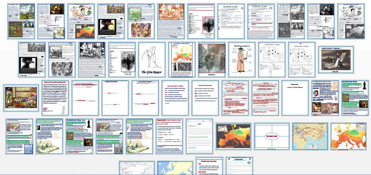 The Black Death + Document Based Question Assessments - Amped Up Learning