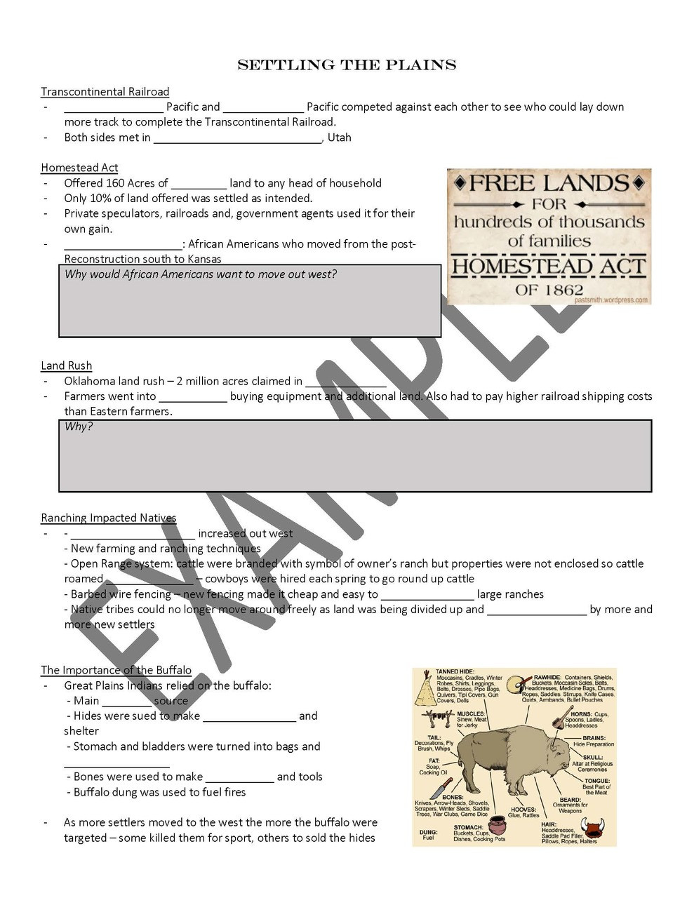 Settling the Great Plains - Amped Up Learning