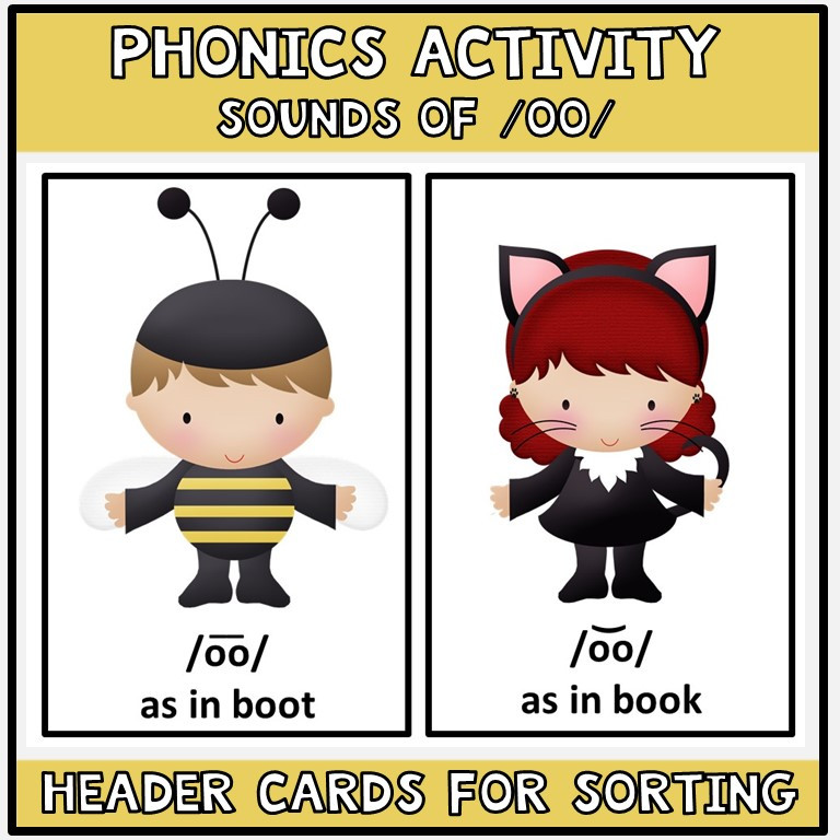 Halloween Literacy Center Sounds of OO