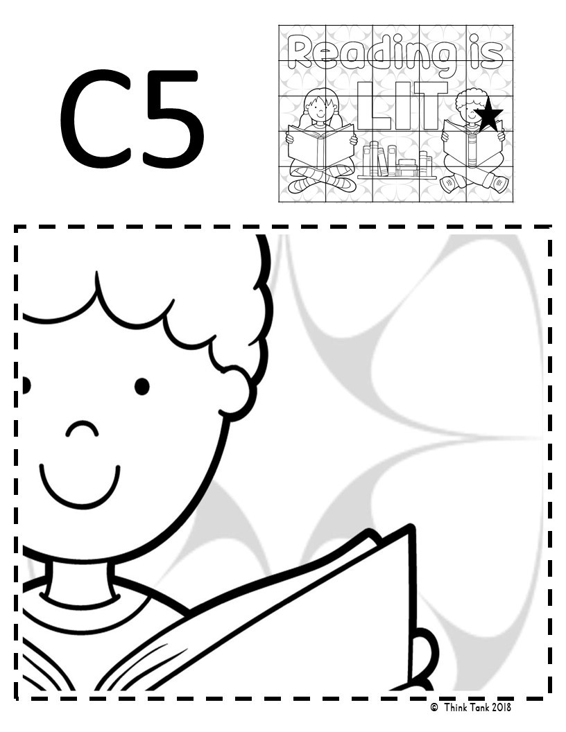 Reading is Lit Collaborative Poster - Amped Up Learning